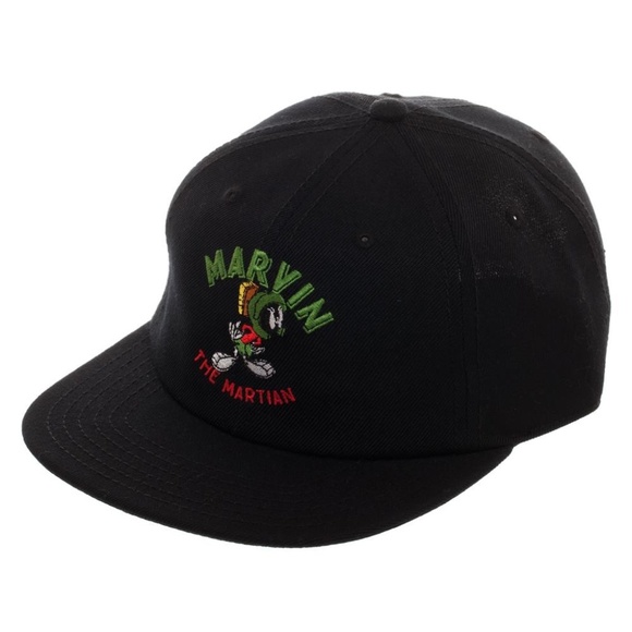 Bioworld | Accessories | Marvin The Martian Looney Tunes Black Hat Cap ...